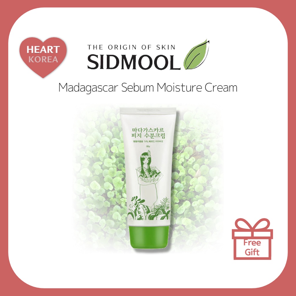 Sidmool Madagascar Sebum Moisture Cream 80g / moisturizer for oily skin ...