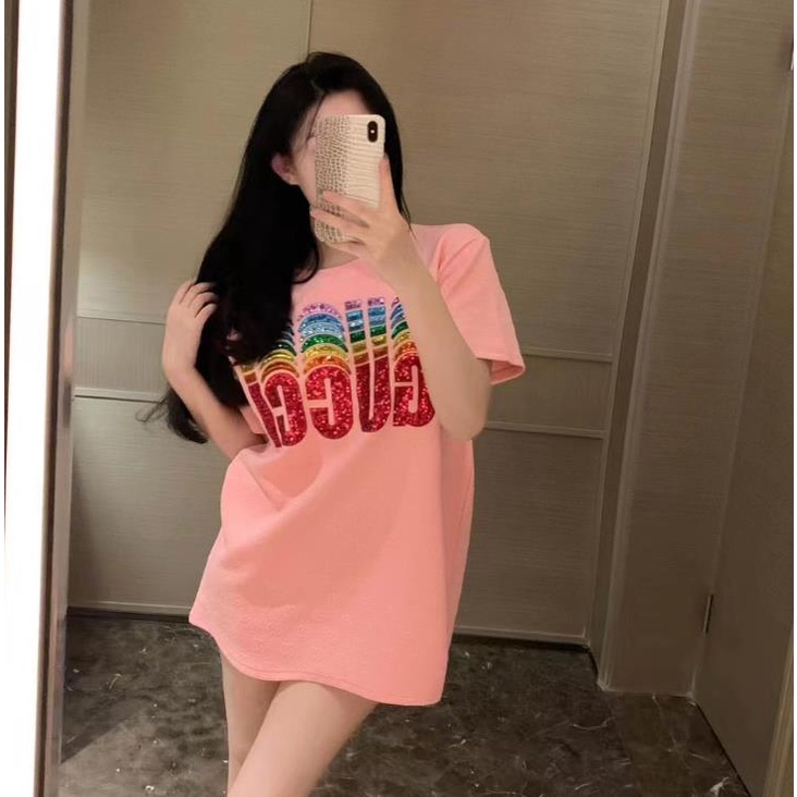 Summer New Style Jacquard Fabric Heavy Craft Rainbow Sequin Letter ...
