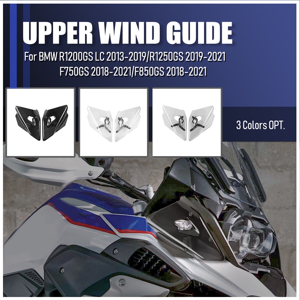For BMW R1200GS LC R1250GS Adventure ADV F750GS F850GS R1250 GS Windshield Windscreen Upper Turn ...