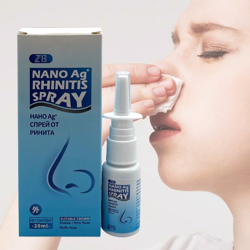 Nano Silver Ions Rhinitis Spray Chronic Allergic Rhinitis Sinusitis ...