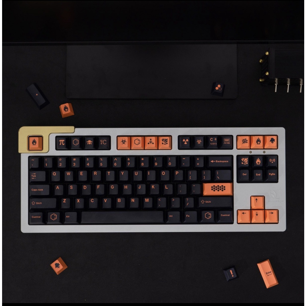GMK Carbon keycaps PBT Dye-sub Cherry Profile Keycap Custom Keycaps ...