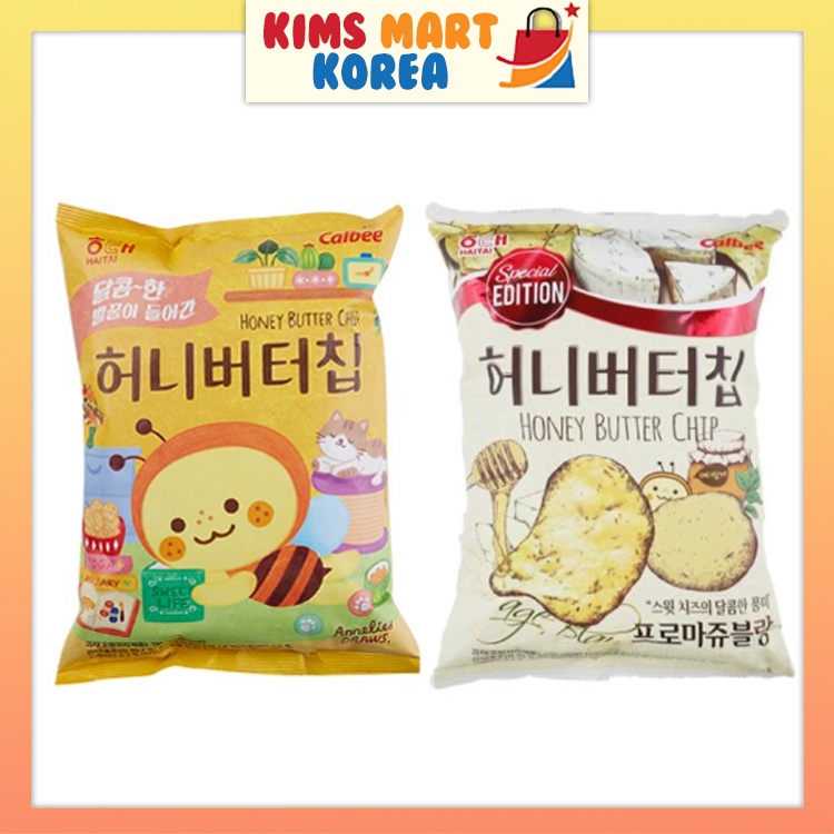 Haitai Korean Honey Butter Chip Original, Fromage Blanc Flavor Snack ...