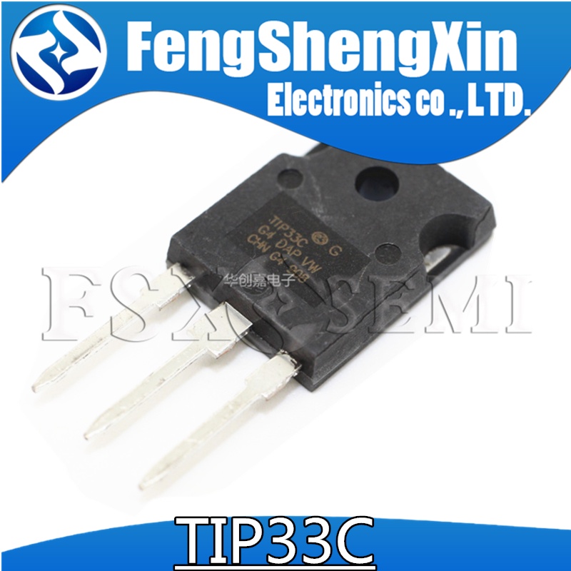 10 TIP33C T1P33C TIP33 TO3P Dalinton Transistor | Shopee Philippines