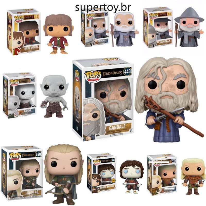 Funko Pop 12 45 444 628 636 The Lord of The Rings - Gandalf Hobbit 2 ...