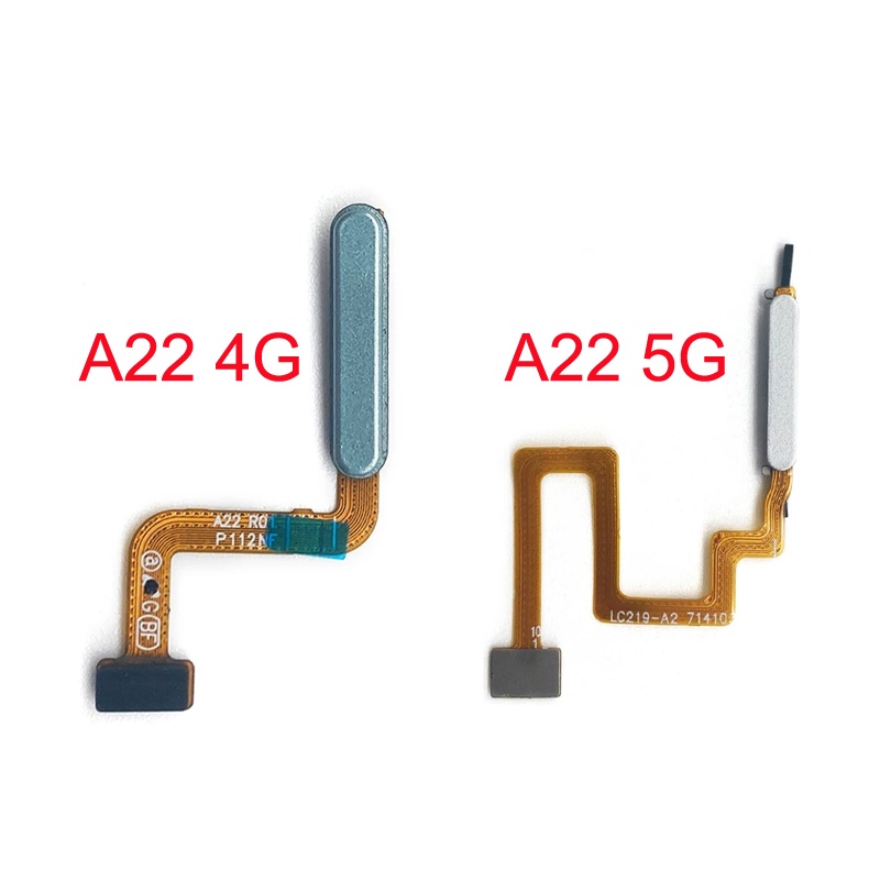 Fingerprint Power Button Flex Finger Print For Samsung Galaxy A22 4G 5G ...