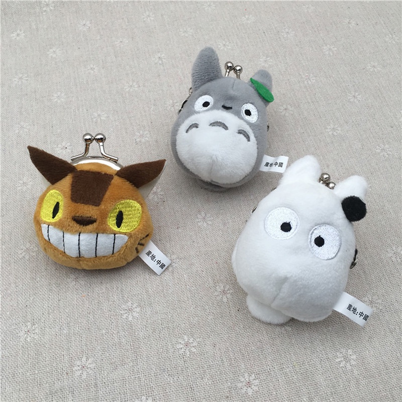 Anime Hayao Miyazaki Tonari No Totoro Fairydust Kitten Bus Keychain ...