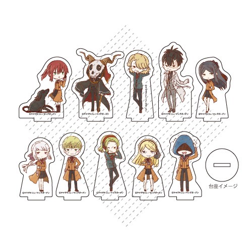 Anime The Ancient Magus' Bride Small Acrylic Stands Model Doll Chise ...