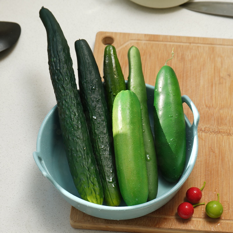 ★Jurassic★Simulation Cucumber Model PU Foam Fake Vegetable Fruit ...