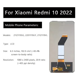 LCD For Xiaomi Redmi 10 2022 21121119SG 21061119AG Redmi10 5G 22041219G ...
