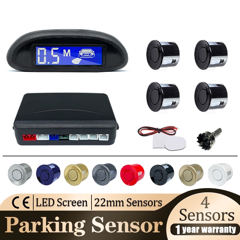 New Reverse Parking Sensor Complete Kit with Digital Display and Sound ...