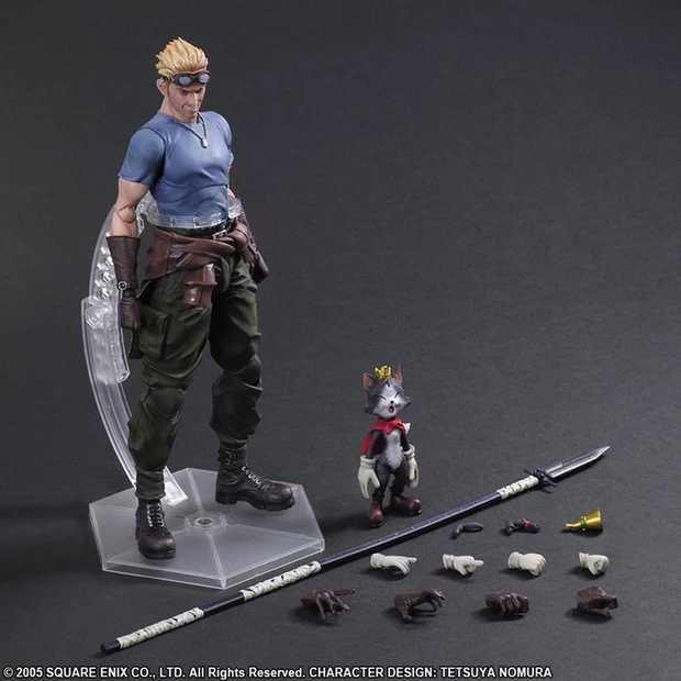 No box PA change Play Arts change Final Fantasy 7 Captain Sid Heywente ...