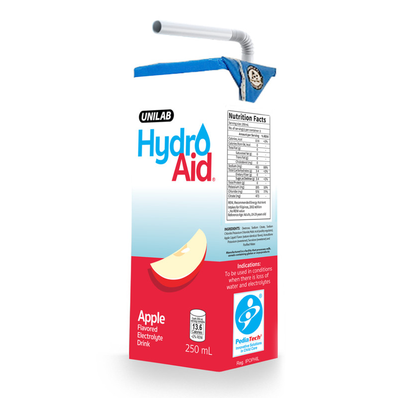 Hydro Aid Electrolyte Apple 250ml Tetra | Shopee Philippines