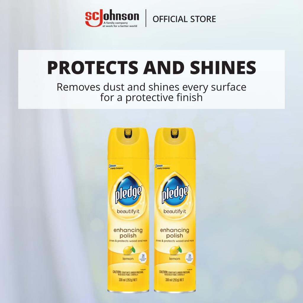 Pledge Furniture 330 ml - Lemon TWIN Bundle | Shopee Philippines