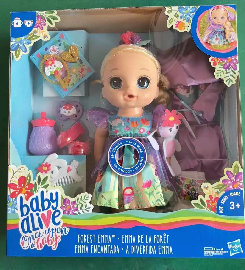 Baby Alive Once Upon a Baby: Forest Tales Forest Emma (Blonde Straight ...