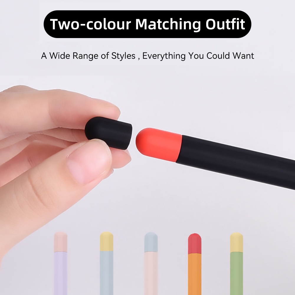 Soft Silicone Pencil Case Colorful Stylus Protective Apple Pencil Pro ...