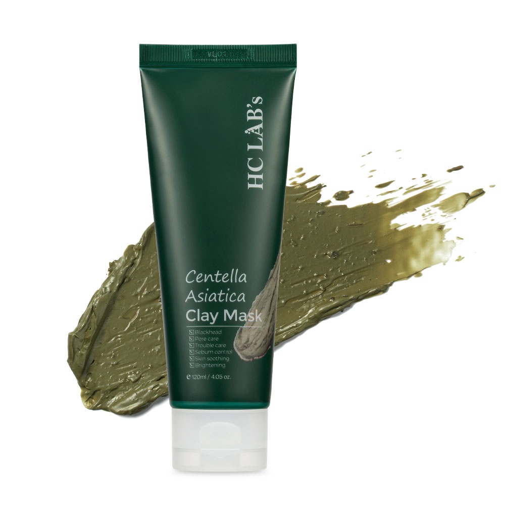 HC LAB'S Centella Asiatica Clay Wash Off Mask 120ml CICA Mud Clay Mask Trouble Acne Pore ...