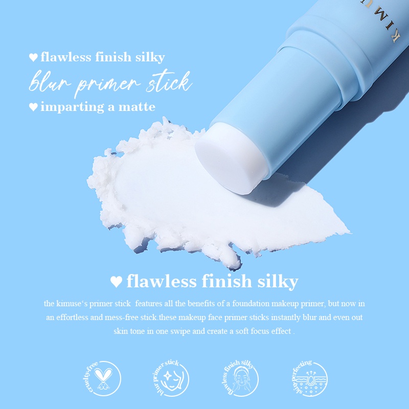 KIMUSE Poreless Face Blur Primer Stick Minimizes Pores & Flawless ...