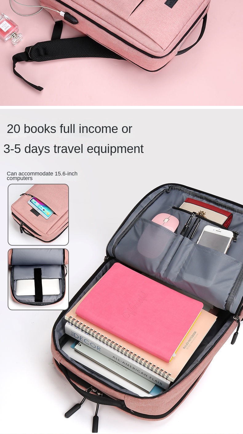 [Men Women Laptop Backpack] Backpack 14inch 15.6inch 17.3inch Suitable ...