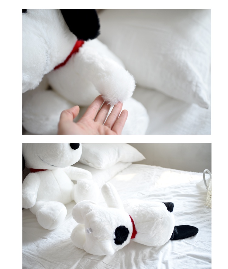 40/60/80cm Soft Cuddly Snoopy Plush Toy Lovely Stuffed Cartoon Anime ...