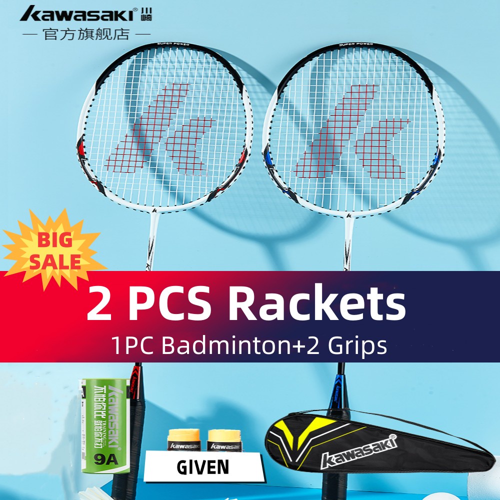 Kawasaki Sports Badminton Rackets Authentic All-Carbon Fiber KC-081&KD ...