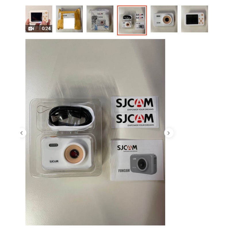 SJCAM SJ FUNCAM SLR camera for Kids 5M 720p Recording Camera | Shopee ...