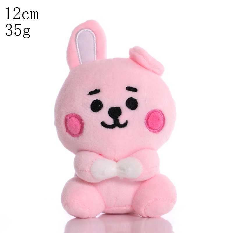 COLDPLAY-10/20cm BT21 Plush Toy BTS Cartoon Doll Plush Keychain Baby ...