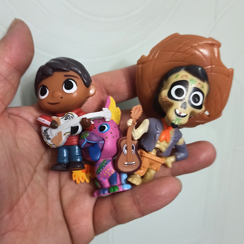 8pcs Coco Movie Miguel Riveras Ernesto de la Cruz Hector Action Figures ...