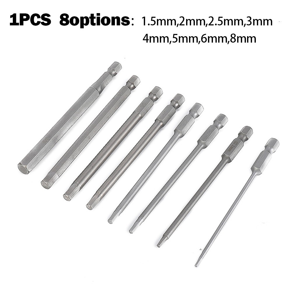 1x Drill Bit Set Hex Head Wrench Screwdriver Socket 1/4inch Shank ...
