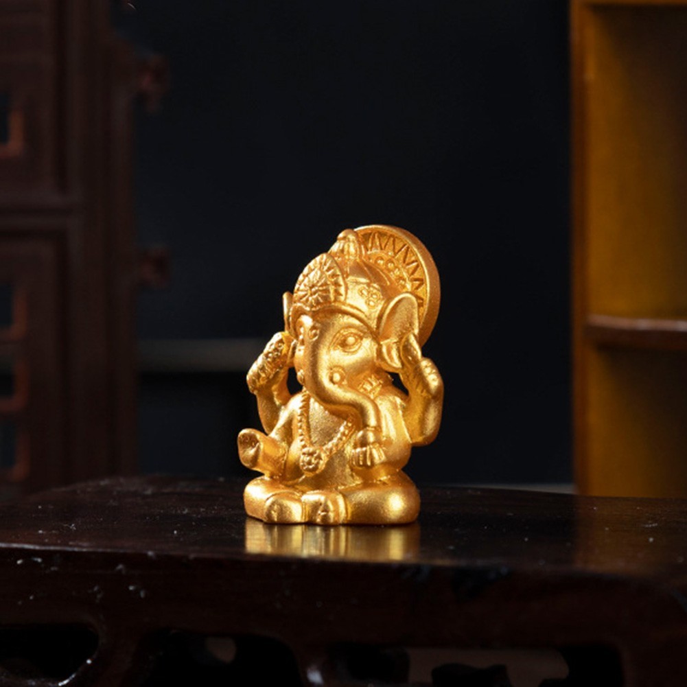 [FUNWD]10PCS For Ganesha Statue Elephant Statue Decoration For Home ...