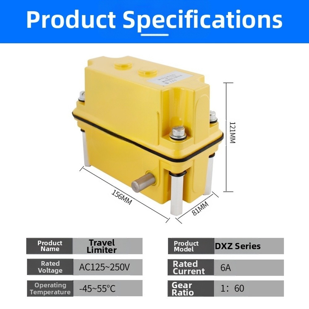 DXZ Type Multifunctional Travel Limiter Tower Crane Height Limiter ...