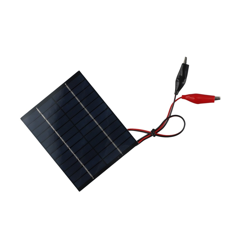 [COD] 10W 12V Outdoor Portable Solar Panel with Clip for 9-12V Battery ...
