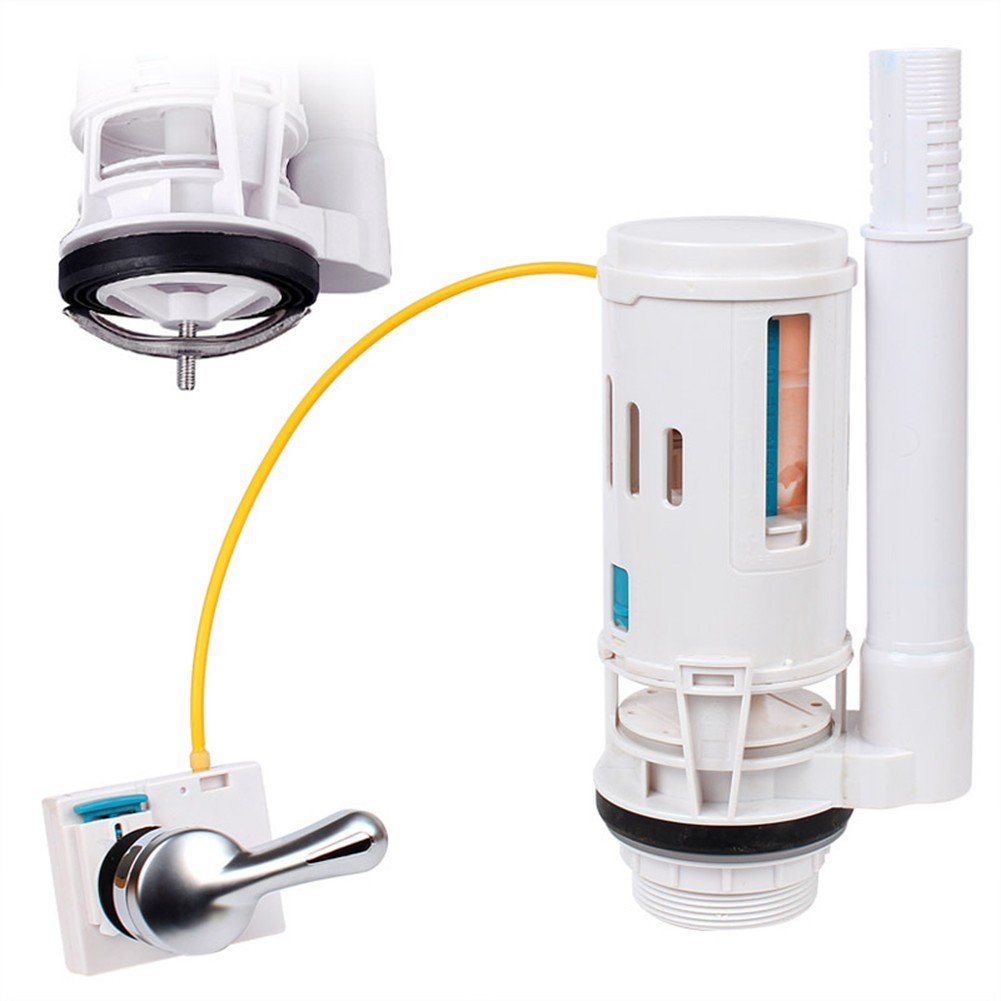 [COD] 2in Toilet Cistern Flush Valve Overflow Lever Operated Dual Flush ...
