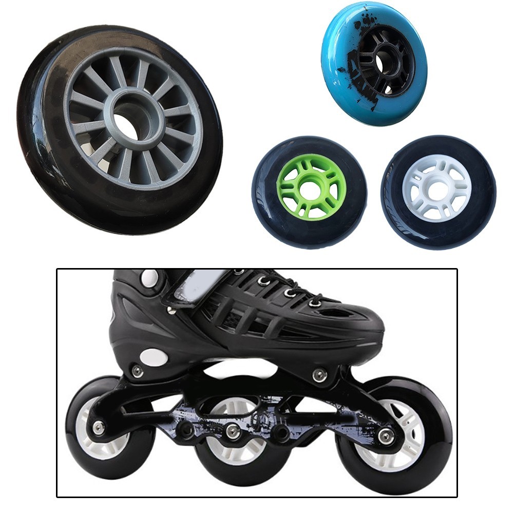 【STOCK】Ready Stock 100mm 85A Inline Skate Wheel With Bearings High ...