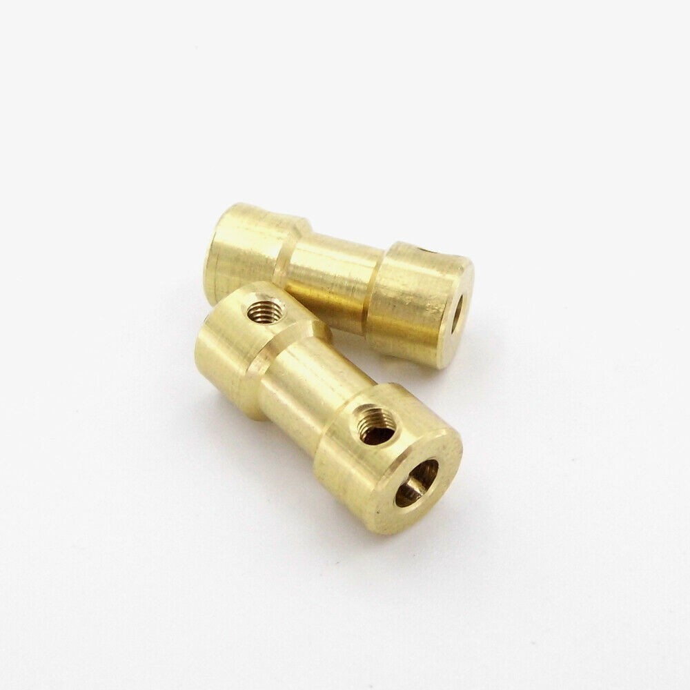 【SUPER SULIT!】2/2.3/3/3.17/4/5/6mm Motor Shaft Coupling Joint Coupler ...