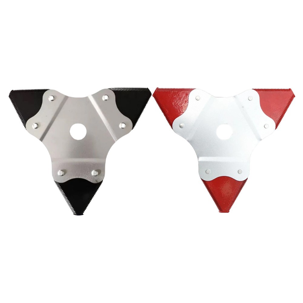 【FNMH】230mm 3Teeth Manganese Steel Lawn Mower Trimmer Blade Garden ...