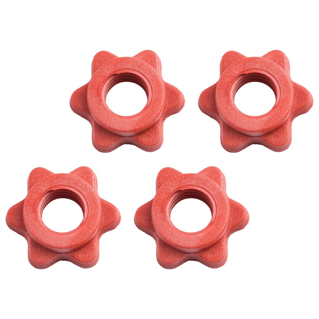 4pc Weight Check Nut Barbell Bar Clips Lock Screw Dumbbell lock Collars ...