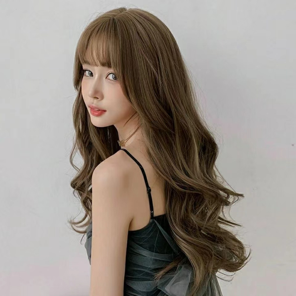 Wig@Qfemale_TD[long curly hair whole head realistic natural fashion big ...