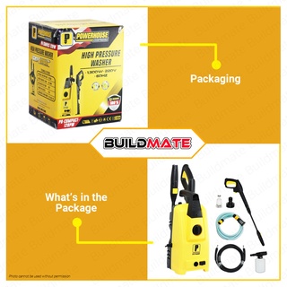 BUILDMATE POWERHOUSE 120 BAR Portable Power Pressure Washer Sprayer ...