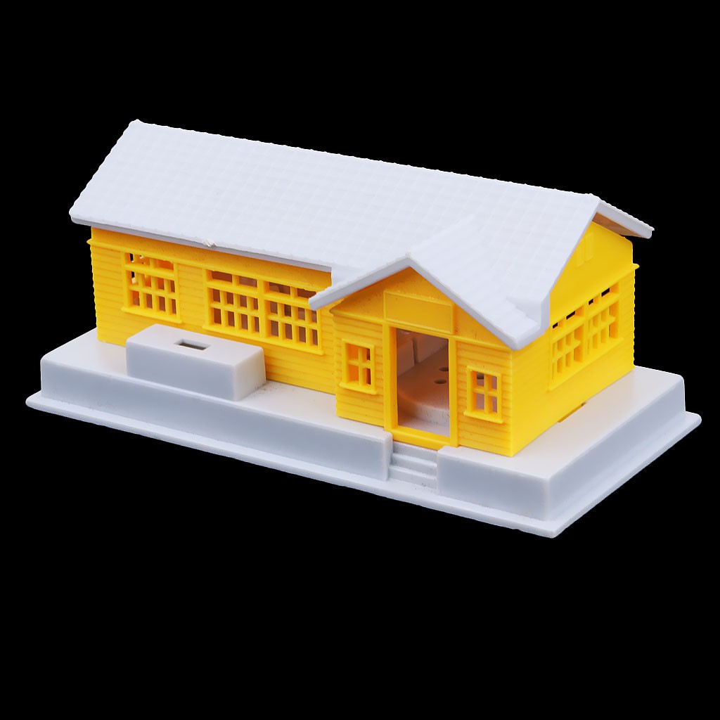 1:87 HO Scale Modern Miniature Building House DIY Sand Table Railway ...