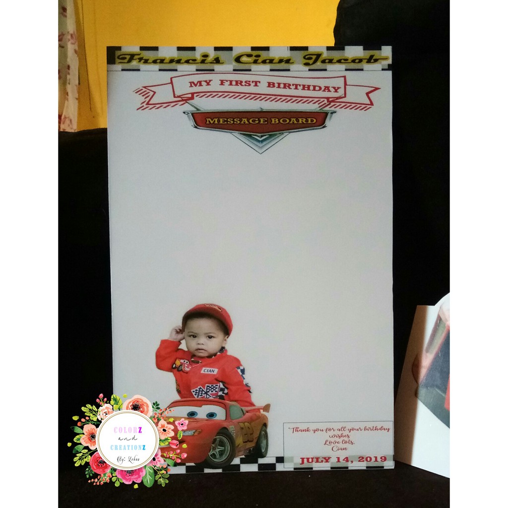 Message Board Personalized/Customized, Signature Board, Guest Board ...