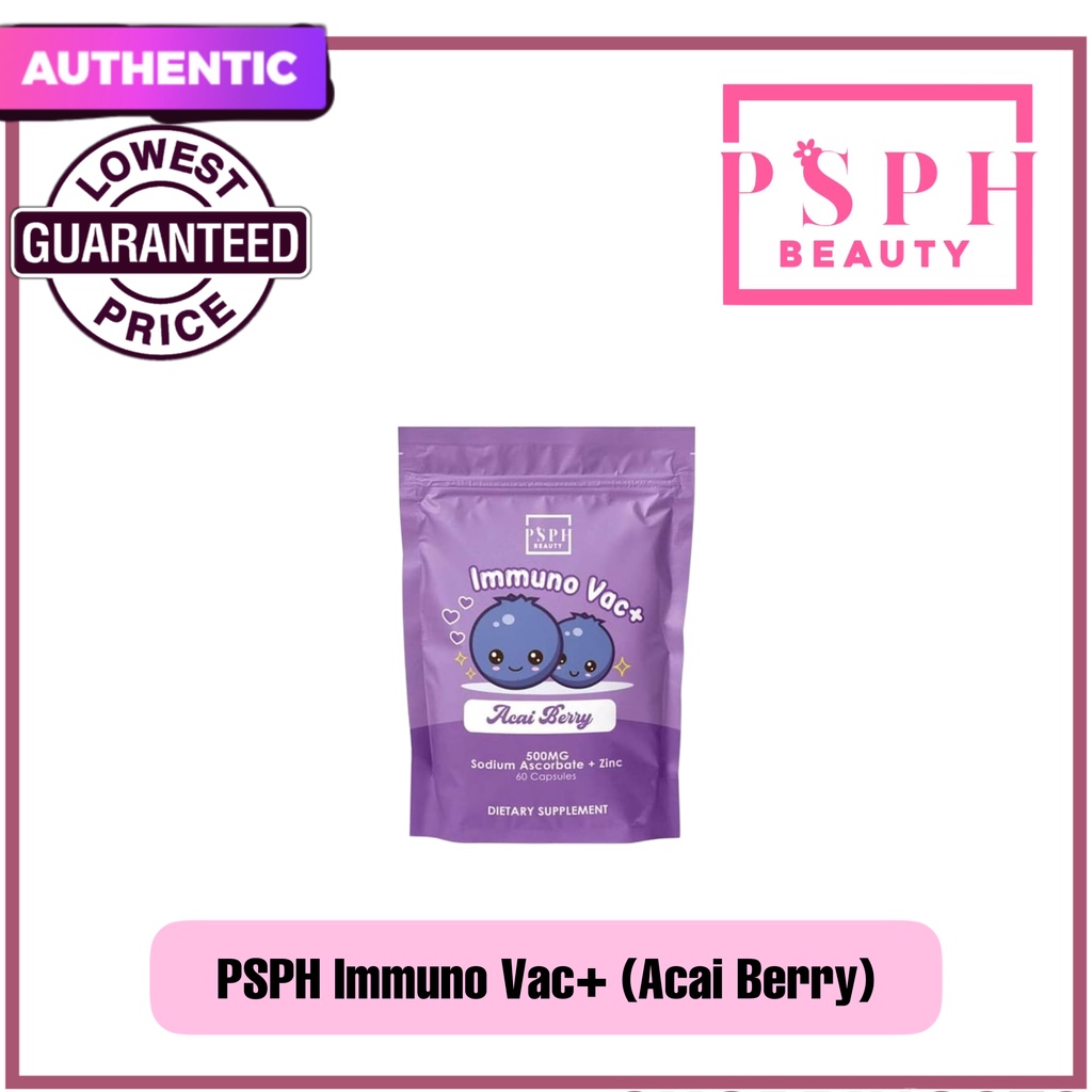 AUTHENTIC PSPH Immuno Vac+ Acai Berry | Shopee Philippines
