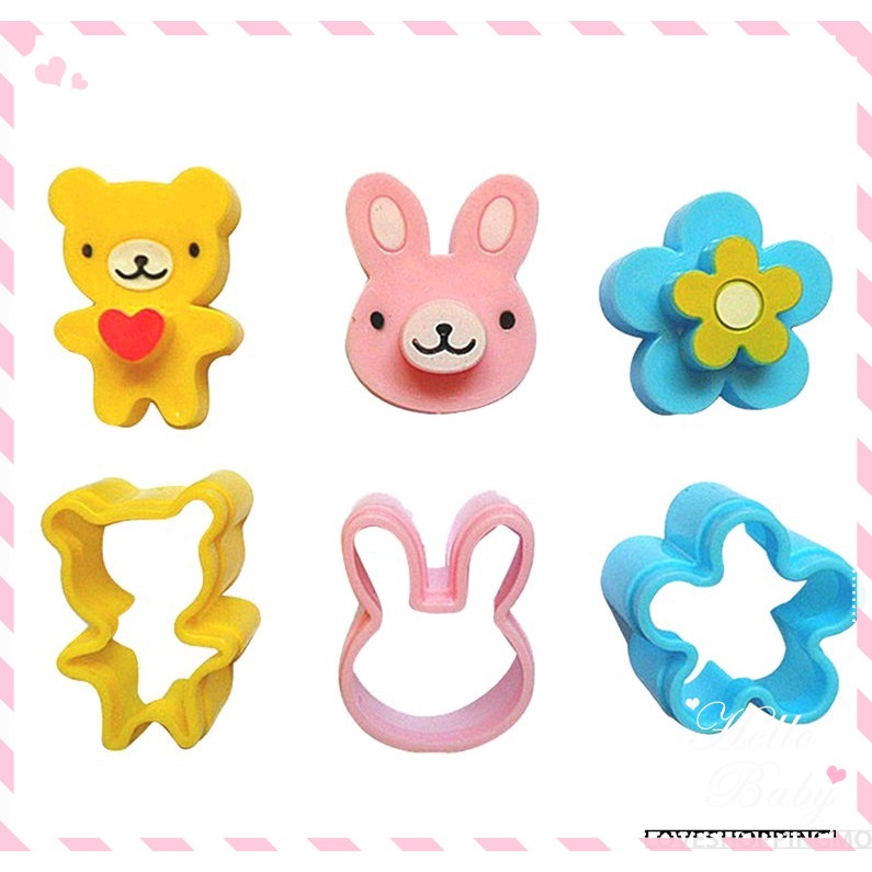Sandwich Crust Cutter Bread Mold Bento Maker Rabbit Panda | Shopee ...