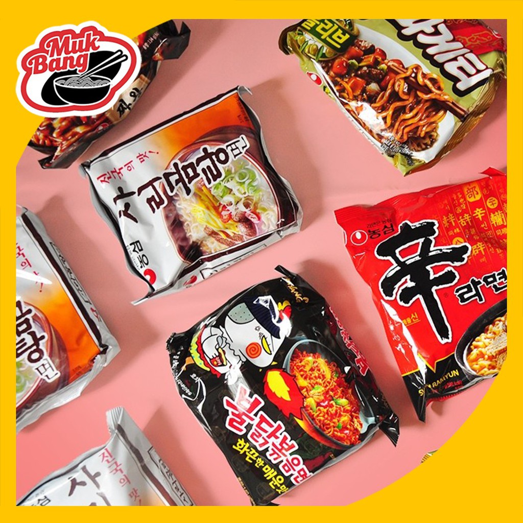 Nongshim Shin Ramyun Original/Shrimp/Kimchi/Curry Ramen 120g | Shopee ...