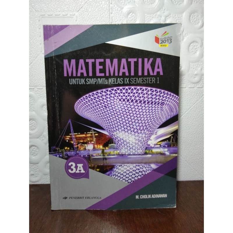 Junior High School Mathematics Grade 3A SEMESTER 1 Revision | Shopee ...