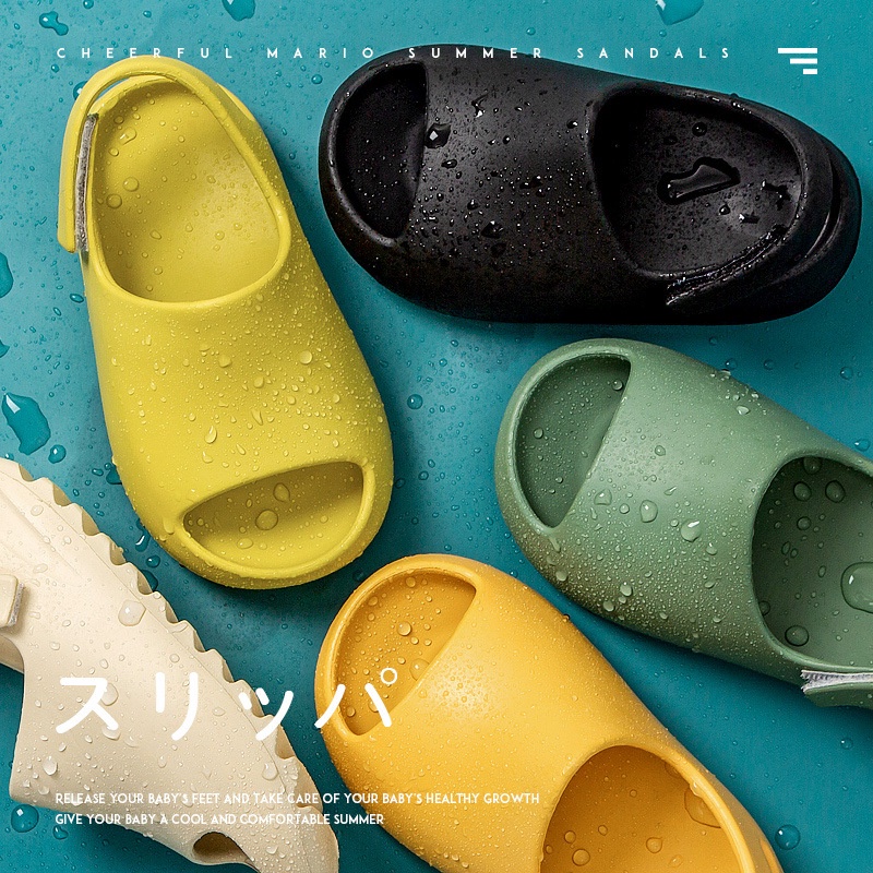 B208 Japanese web celebrity Coconut Sandal for Girls Soft Soled Parent ...