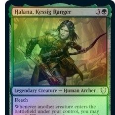 Magic the Gathering : Halana, Kessig Ranger - CMR - UC MTG Green ...