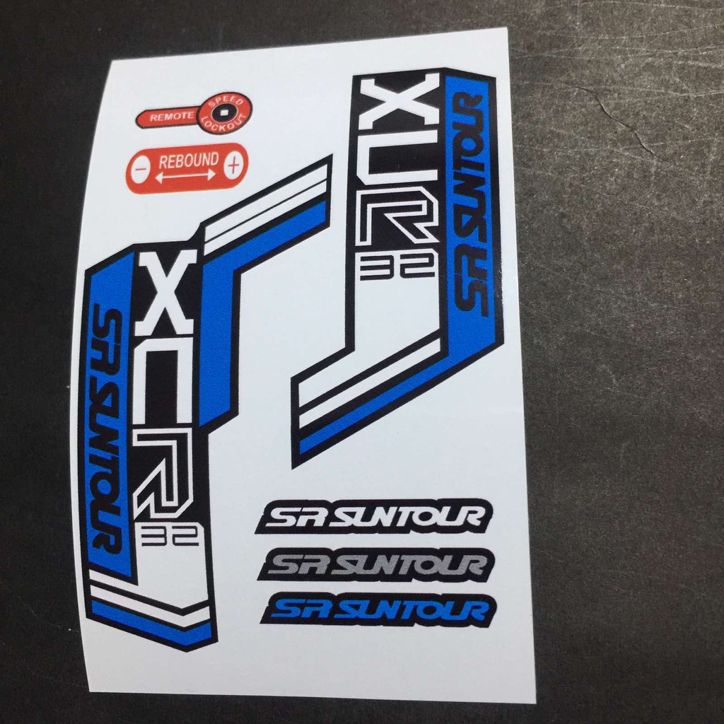 SR Suntour xcr 32 / Customize color ( Fork Decals / Bike sticker fork ...