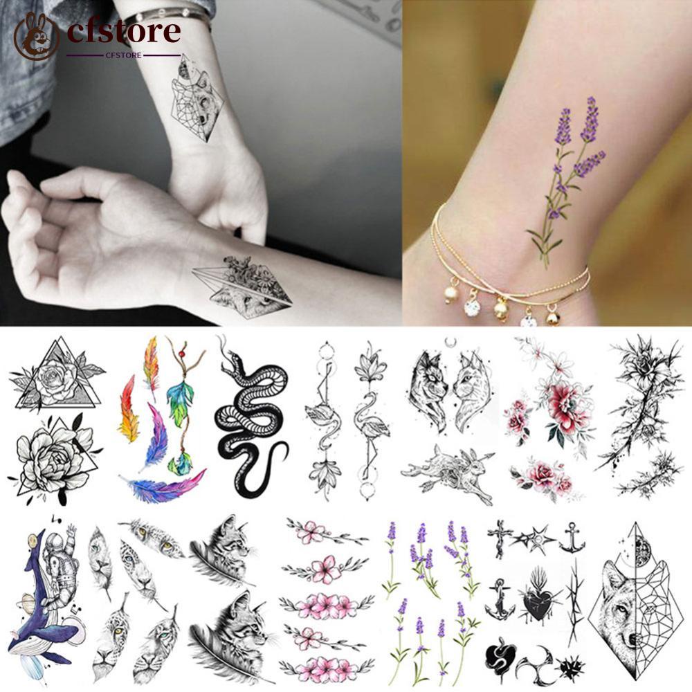 CFSTORE Fake Tattoo Magic Tattoo 15 Days Waterproof Minimalist Tattoo ...