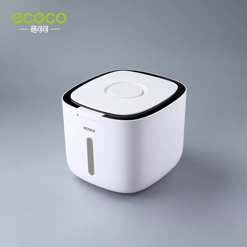 ECOCO Rice Dispenser 10KG/5KG Rice Storage Box Food Dispenser Home ...