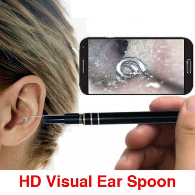 Super 3 in 1 Endoscope HD Visual USB Earpick Camera with 6 Leds - JC ...